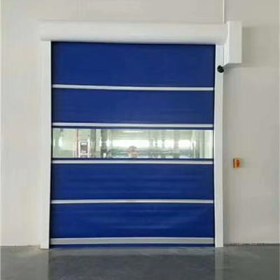 China Premium High Speed PVC Roll Up Doors With Waterproof Finished Surface For High-Speed Operation for sale