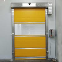 China 0.8-2.0mm Stainless Steel PVC Industrial High Speed Door For Heavy Industrial Plant Operations for sale