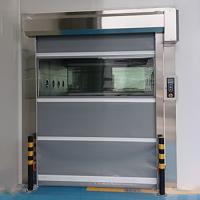 China Industrial High Speed Door With Stainless Steel Structure For Packaging Areas for sale