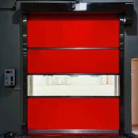 China Industrial High Speed Door With Stainless Steel Structure For Packaging Areas for sale