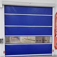China High-Performance PVC Industrial High Speed Door Optional Viewing Window For Production Lines for sale