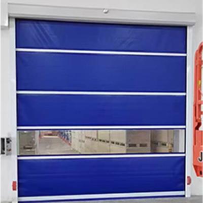 China High-Performance PVC Industrial High Speed Door Optional Viewing Window For Production Lines for sale