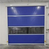 China Fast  Durable Energy-saving Solution High-speed PVC Industrial Door For Factories And Warehouses for sale