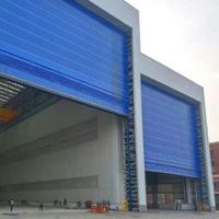 China Safety Insulated Industrial High Speed Folding Door for Automotive Parts Warehouse Operations for sale
