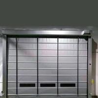 China 0.6m/S–1.2m/S High Speed Industrial Door Insulated For Beverage Processing Plants for sale