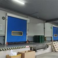 China 1.2-2.0mm Door Curtain Optional Viewing Window High Speed Zipper Door for Loading Unloading Areas for sale