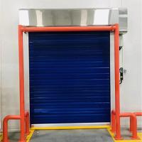 China Automatic PVC Roll Down Security High Speed Freezer Door for Cold Storage Projects for sale