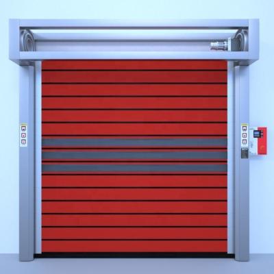 China Industrial Spiral High Speed Door Waterproof Custom For Industrial Park Passageways for sale
