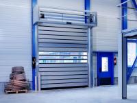 China Industrial-Grade Rigid Aluminum Spiral High Speed Door Roller Shutter System Chemical Plant Operations for sale