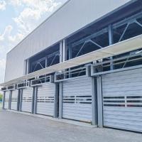 China Custom Insulated Aluminum Spiral High Speed Door Exterior Roll-Up System Printing Facilities for sale