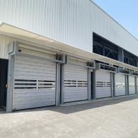 China Custom Insulated Aluminum Spiral High Speed Door Exterior Roll-Up System Printing Facilities for sale