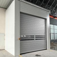 China 0.75KW-1.5KW Speed-Adjustable Aluminum Spiral High Speed Door Roll-Up Access System for sale