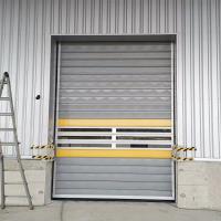 China Speed Adjustable Aluminum Roll Up Door 0.75KW-1.5KW High Speed Rapid Roll Doors for sale