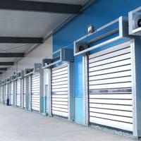 China Automatic Commercial Aluminum Spiral High Speed Door Exterior Rapid Entry Garage Access System for sale