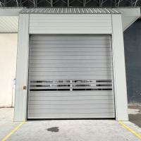 China Automatic Commercial Spiral High Speed Door Exterior Aluminum Rapid Garage Door for sale