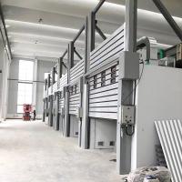China Rigid Aluminum Spiral High Speed Door 0.75KW-1.5KW For Beverage Workshops for sale