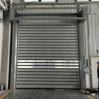 China 0.75-1.5KW Anti-Wind Spiral High Speed Door Rapid Access System Food Processing Facilities for sale