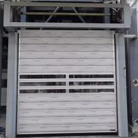 China Insulated Aluminum Alloy Spiral High Speed Door Rapid Garage Access Logistics Center Operations for sale