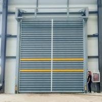 China Anti-Wind Aluminum Spiral High Speed Door Rapid Entry System Automotive Parts Facilities for sale