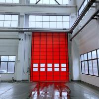 China Customized Color Large Size Waterproof High Speed Folding Door for Heavy Industrial Workshop Operations for sale