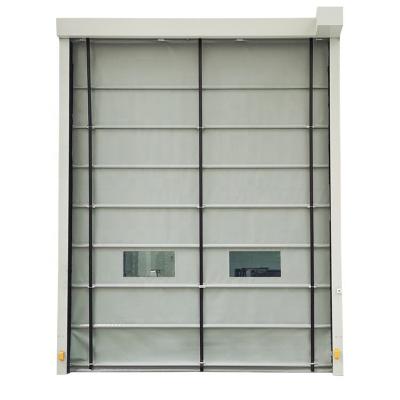 China Customized Color Large Size Fast Stacking Door Waterproof High-Speed Stacking Doors For Heavy Industrial Workshops for sale