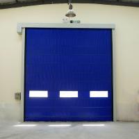 China Aluminum Alloy Spiral Fast Door Security Heavy Metal Doors Industrial Windproof for sale