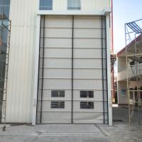 China High Speed Quick Opening Stacking Door Quick Opening Servo Control System Motor For High-Frequency Industrial Passages for sale