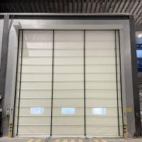 China Wind Resistant High Speed Stacking Door With Motorized Drive And Heavy Duty Finish For Industrial Exterior Entrances for sale