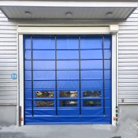 China PVC Customized High Speed Stacking Door With Automatic Fast Stacking Rolling Curtain Rapid Door for sale