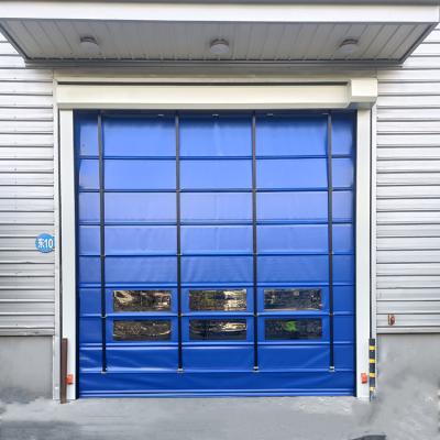 China PVC Customized High Speed Stacking Door With Automatic Fast Stacking Rolling Curtain Rapid Door for sale