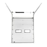 China 2mm Thickness Gualvanized Steel Fire Rated Sectional Overhead Door For High-Traffic Warehouse Environments for sale