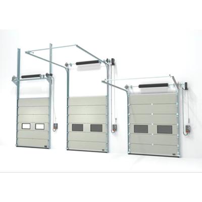 China SUS304 Stainless Steel Heavy-Duty Industrial Sectional Overhead Garage Door For Warehouse Commercial Use for sale