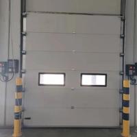 China 12m*8m Industrial Automatic High Speed Steel Rolling Overhead Sectional Door for sale