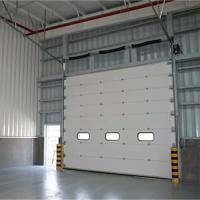 China Robust Flexible Heavy Duty Overhead Door Oversized Sectional Industrial Doors for sale