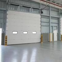 China Fire Rated Sectional Overhead Door Industrial for Battery Manufacturing Facilities for sale