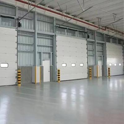 China 380V 220V Sectional Overhead Door Factory For Electrical Equipment Manufacturing Plants for sale