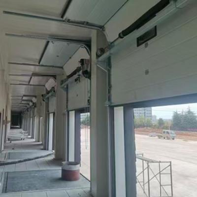 China Weather Sealed Sectional Door Space-Saving Vertical Lift Design For Truck Terminals & Yards for sale