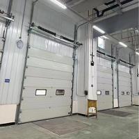 China Compact Sectional Overhead Door 0.2m/s-0.4m/s For Chain Store Central Warehouses for sale