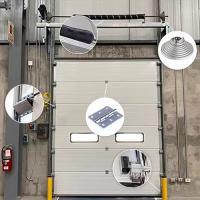 China Sectional Overhead Door Factory Produce Industrial Sectional Door For E-commerce Fulfillment Centers for sale