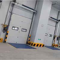 China Industrial Insulated Overhead Sectional Door 24dB For Multi Tenant Industrial Buildings for sale