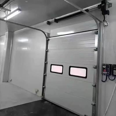 China 380V 220V Safety Industrial Sectional Overhead Door For Internal Facility Traffic Passages for sale