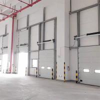 China 40mm-80mm Industrial Sectional Overhead Garage Door For Industrial Park Zone Access for sale