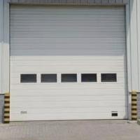 China Automatic Sectional Industrial Door 2mm For Industrial Fabrication Workshops for sale