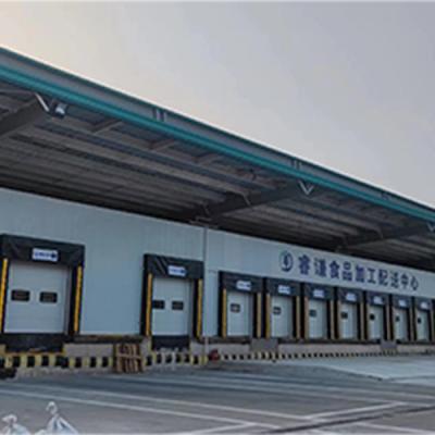 China Automatic Sectional Industrial Door 2mm For Industrial Fabrication Workshops for sale