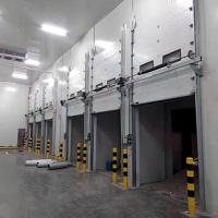 China Watertight Sectional Overhead Door 24dB Lift Up Garage Doors For Finished Goods Dispatch Zones for sale