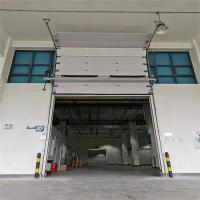 China Heavy-Duty Panel System Industrial Sectional Overhead Door For Production Line Entrances for sale