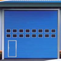China 40mm 50mm 80mm Thickness Panel Automatic Industrial Door For Cross-Docking Facilities for sale