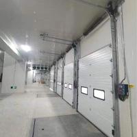 China 40mm 50mm 80mm Thickness Panel Automatic Industrial Door For Cross-Docking Facilities for sale