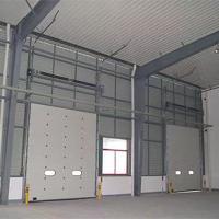 China Automatic Manual Customized Industrial Sectional Door For Freight Forwarding Warehouses for sale
