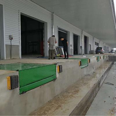 China 6-15ton Adjustable Height Hydraulic Container Loading Dock Leveler for Logistics Operations for sale